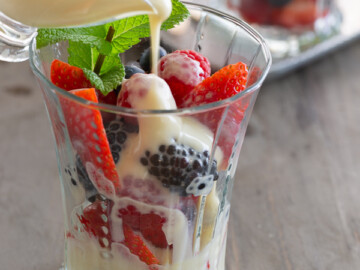 Champagne Sabayon Sauce with Berries - A Foodcentric Life