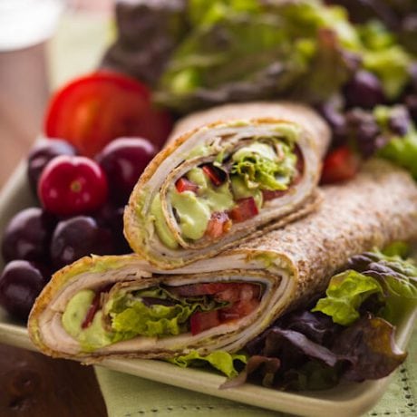 Turkey Wraps with Avocado Cream – A Foodcentric Life
