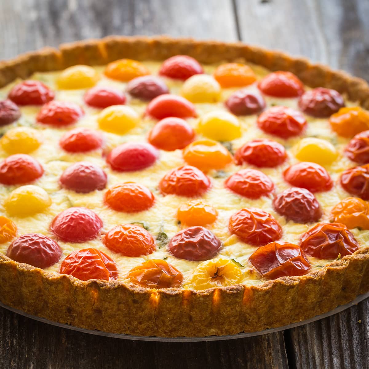 Ricotta Tart with Cherry Tomatoes – A Foodcentric Life