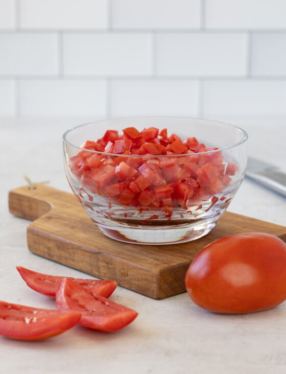 Easy Steps for How to Dice a Tomato – A Foodcentric Life