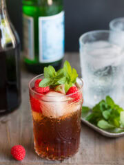 Raspberry Shrub Mocktail (Vinegar Drink)