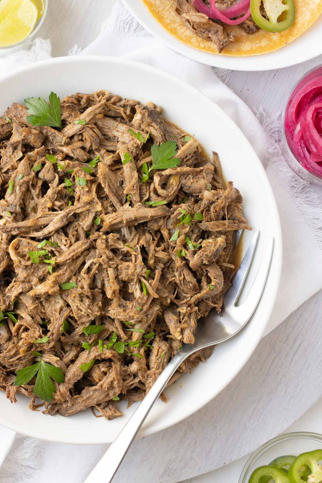Shredded Beef Recipe (Slow Cooker)